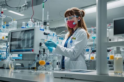 Premium Ai Image Molecular Biology Laboratory