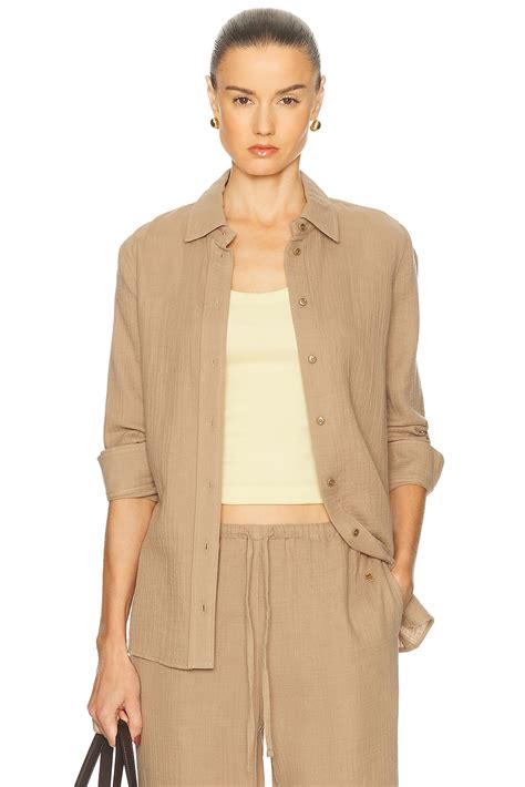 Eterne Constance Top In Taupe Fwrd