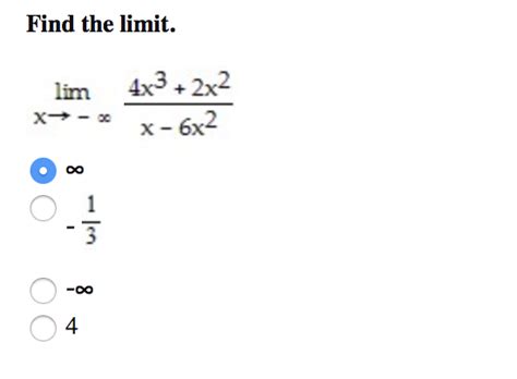 Solved Find The Limit Lim 4 2 饌 O 1 00 Find The Limit