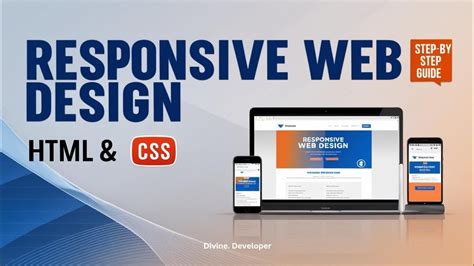 Complete Responsive Website Using Html And Css Responsive Web Design Tutorial Css Full Course