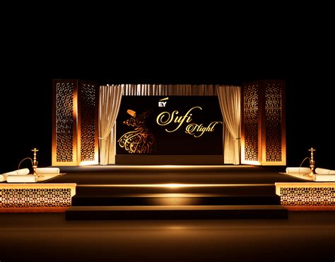 Cii Excon On Behance Corporate Event Design Stage Set Design Stage Set