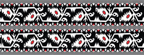 Jamdani Saree Border Vector Pattern Design Bangladesh And Indian Original Traditional Saree