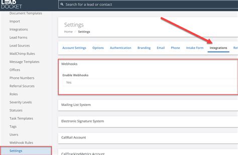 Slack Integration With Lead Docket Docket Launch