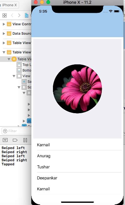 Ios Swipe Down And Up On Uiview Working But Scrollview Hindering It