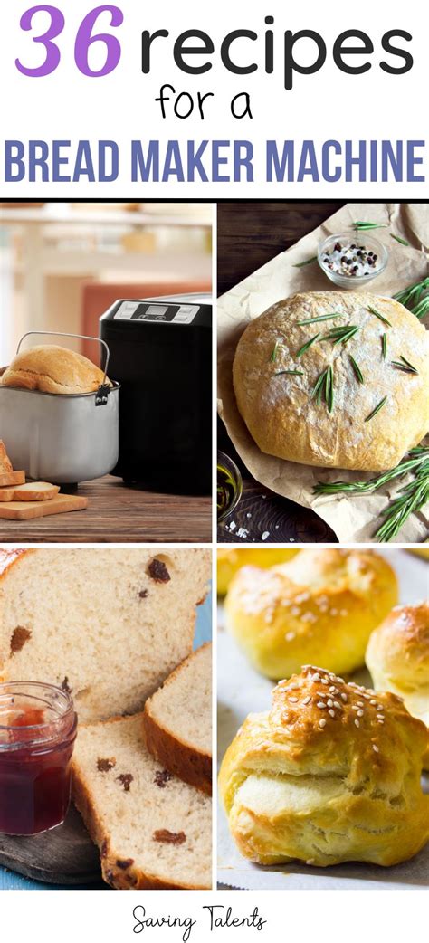 Bread Machine Recipes For Bread Makers Saving Talents