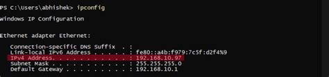 How To Get IP Address In PowerShell Private Public