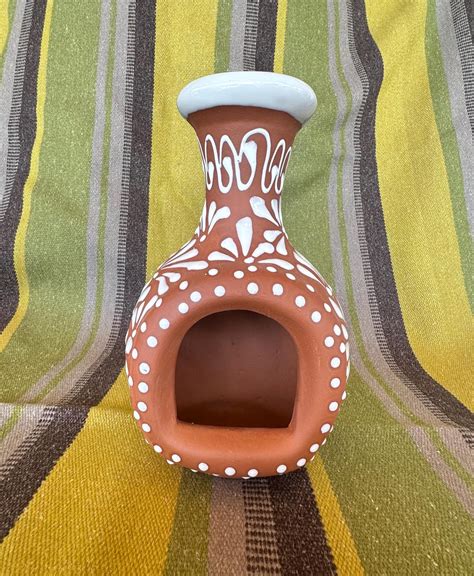 Small Handcrafted Mexican Chiminea Mini Chiminea Incense Burner Etsy