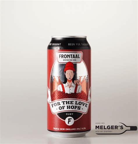 Frontaal For The Love Of Hops Ruby Triple New England Ipa 44cl Blik Melgers Wijn En Dranken