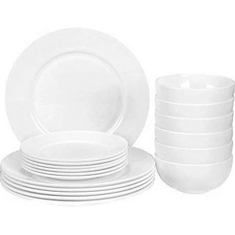 White Melamine Dinner Set At ₹ 599set In Ahmedabad Id 18038918088