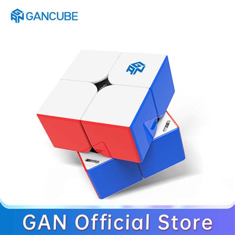 Gan 251 M Pro รูบิก รูบิค Gan Cube 2x2 แม่เหล็กลูกบาศก์ความเร็วสติกเกอร์ Gans 251 Mini Cube 63