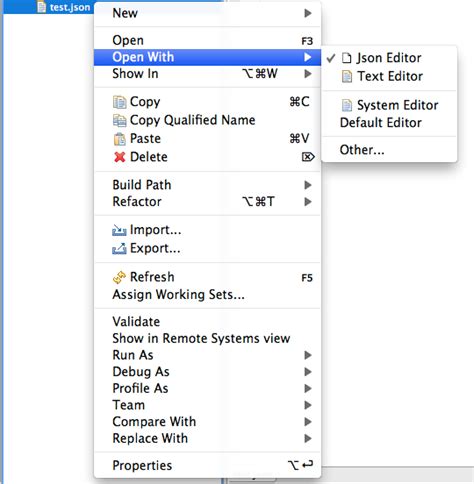 Eclipse — Eclipseでjsonエディターをインストールして使用するにはどうすればよいですか？