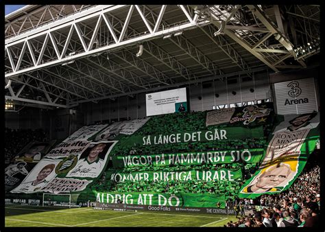 Hammarby Djurgården Tifo 2025 No1 Poster Hammarby If