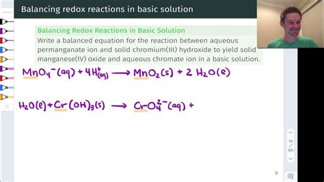 Balancing Redox Reactions In Basic Solution Openstax Chemistry 2e 17