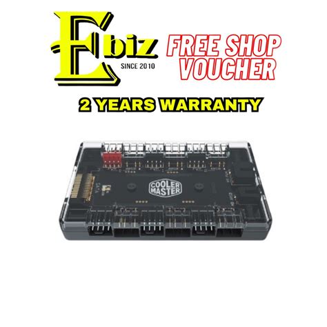 COOLER MASTER Masterfan ARGB And Pwm Hub Shopee Malaysia