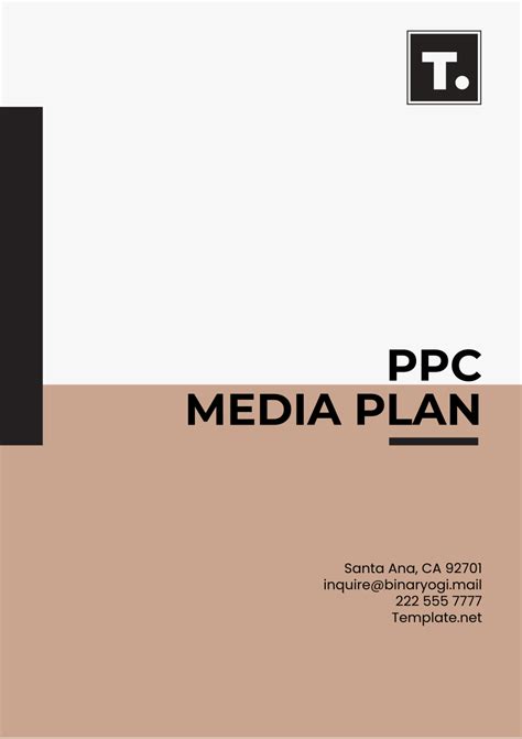 Free Ppc Media Plan Template To Edit Online