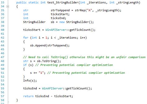 string concatenation performance dynamics 365 for finance and