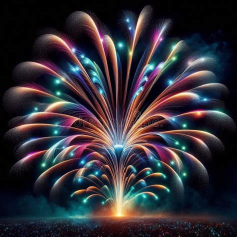 4 81 Peacock Comet Fireworks That Shoot A Comet Like Stock