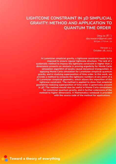 pdf lightcone constraint in 3d simplicial gravity method and
