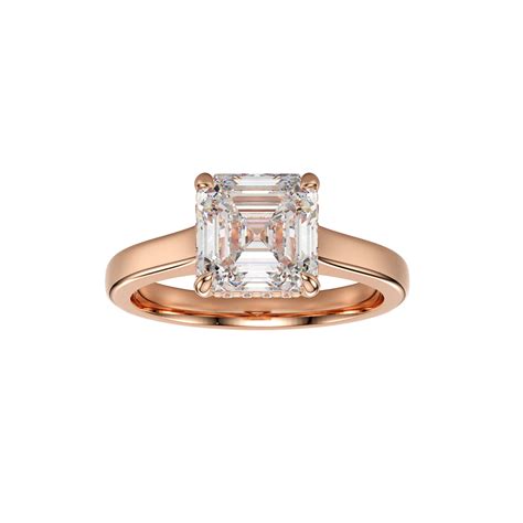 Eclipse Asscher 4 Prongs Solitaire Setting Skygem And Co