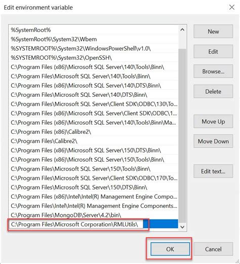 Sql Server Add Folder Paths To The Windows Path Variable For Easy Access Sql Authority With