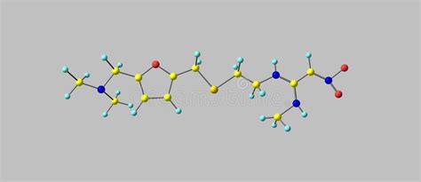 Ranitidine Molecular Structure Stock Illustrations 30 Ranitidine