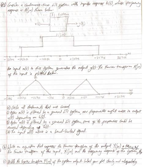 Solved Consider A Continuous Time Lti System With Impulse Response H T 1 Answer