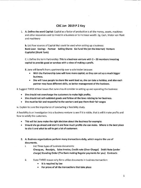 Jan 2019 Paper 2 Answer Key Pdf