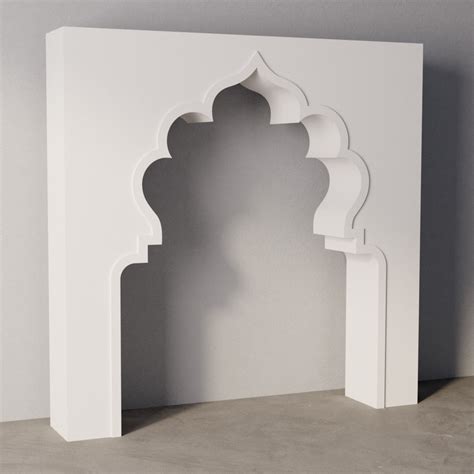 3d Backdrop Temple Inner Arch