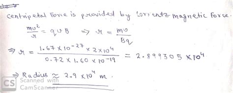 A Proton Mass 1 67 X 10 27 Kg Q 1 60 X 10 19 C Enters A Wizedu
