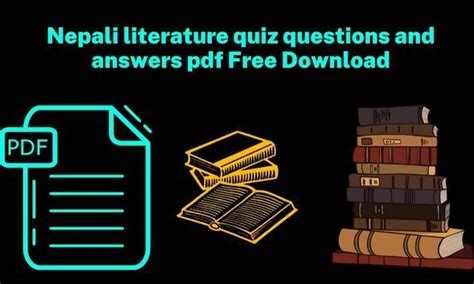 Nepali Literature Quiz Questions And Answers Test Your Iq