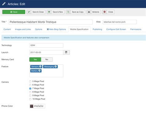 How To Use Joomla 37 Custom Fields Joomshaper