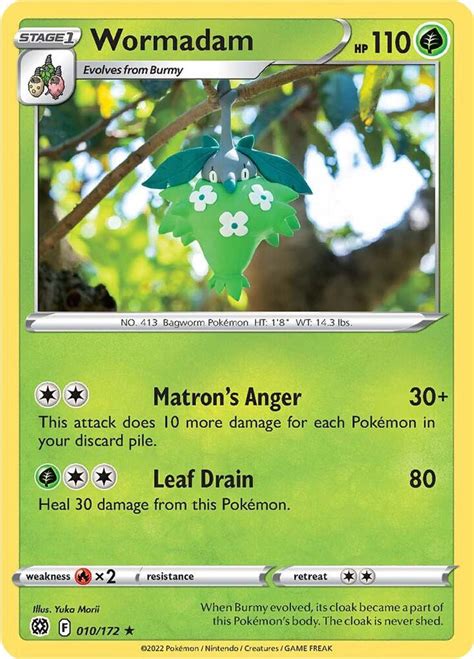 Wormadam 10 Swsh09 Brilliant Stars Pokemon