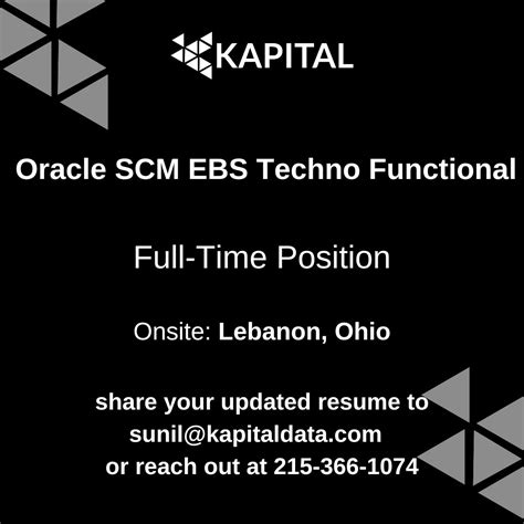 Sunil Beesetty On Linkedin Hiringnow Oraclescm Oraclescmjobs