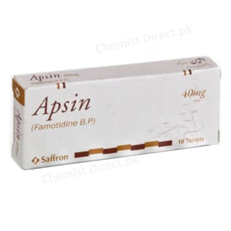 Apsin 40mg Tablet Chemistdirect Pk