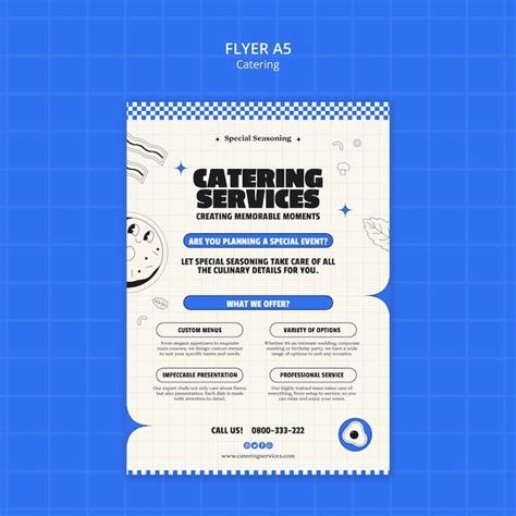 Catering Template Design Free Psd