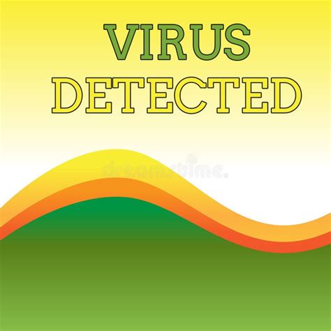 Text Sign Showing Virus Detected Conceptual Photo A Computer Program