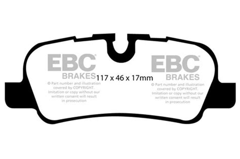 Ebc 05 10 Land Rover Lr3 44 Greenstuff Rear Brake Pads