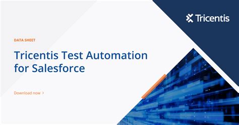 Tricentis Test Automation For Salesforce Data Sheet Tricentis