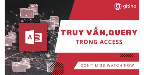 Ms Access Truy Vấn Query Trong Access