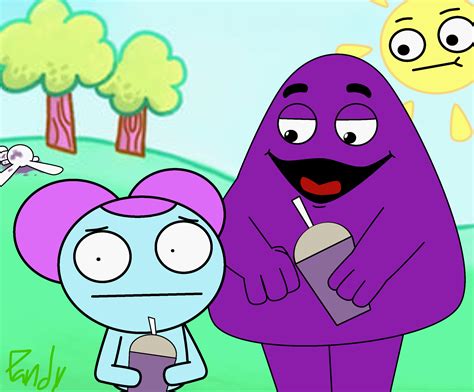 Pibby And Grimace By Pandyink On Newgrounds