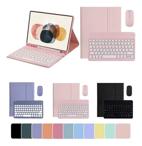 Teclado Capa Mouse Para Ipad Pro3ª4ª 5ª 6ª 129 Pol