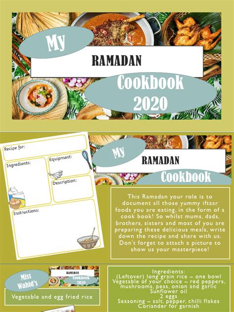ramadan cookbook year 6 v2 download free pdf parsley foods
