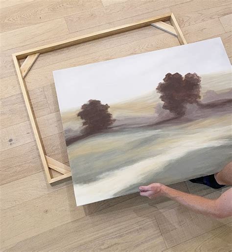 How To Frame Canvas On Board At John Richardson Blog