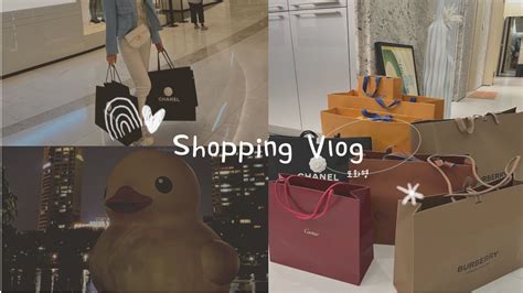 쇼핑 브이로그🛍샤넬•버버리•로로피아나일상브이로그먹방두피스파케어 Youtube