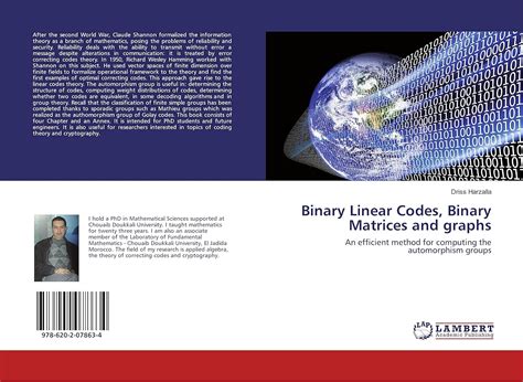 binary linear codes binary matrices and graphs an
