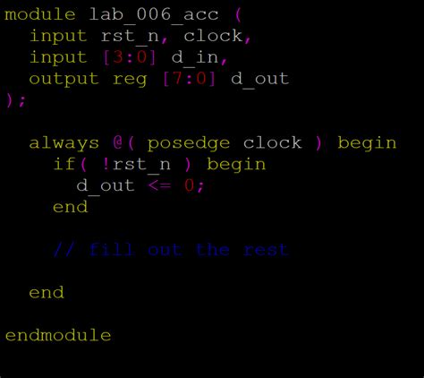 Solved Using Procedural Blocks With A Sensitivity List And