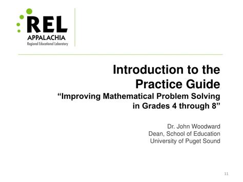 Ppt Improving Mathematical Problem Solving In Grades 4 Through 8