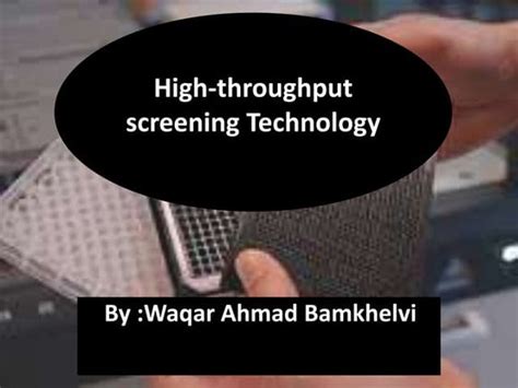 High Throughput Screening Ppt