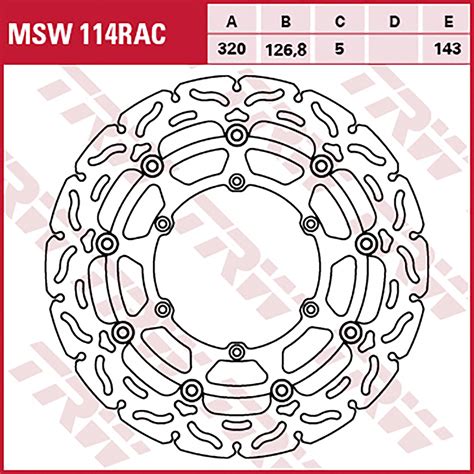 TRW TRW Racing Brake Discs Front Type Approved