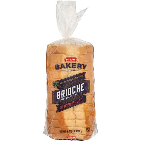 H E B Bakery Butter Brioche Sliced Bread Shop Sliced Bread At H E B